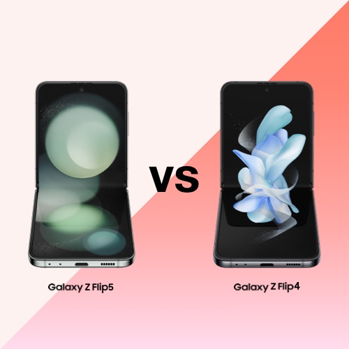 Samsung Z Flip5 vs Flip4 – how do they compare? | Blog | Three